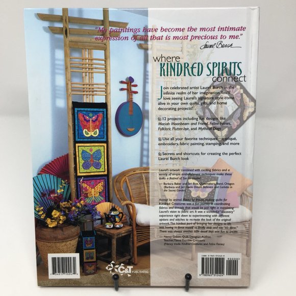 Laurel Burch | Art | Laurel Burch Quilts Kindred Spirits Hardbound Book ...